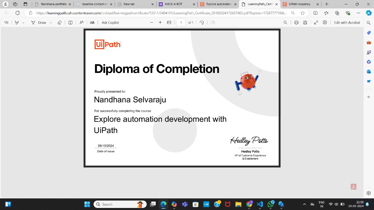 Nandhana | portfolio